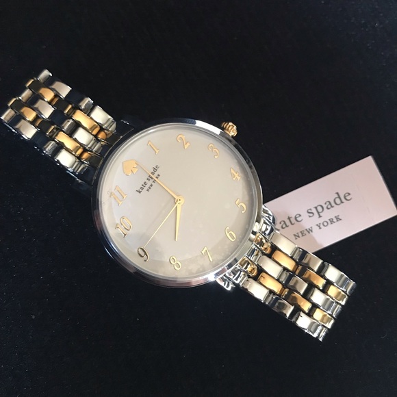 kate spade | Accessories | Kate Spade Silver Gold Watch | Poshmark